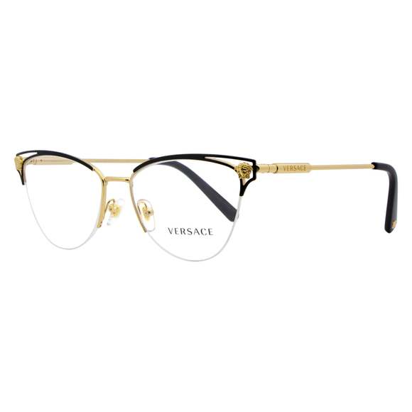 Versace | Accessories | Versace Cateye Eyeglasses Ve28 1433 Gold 53mm ...